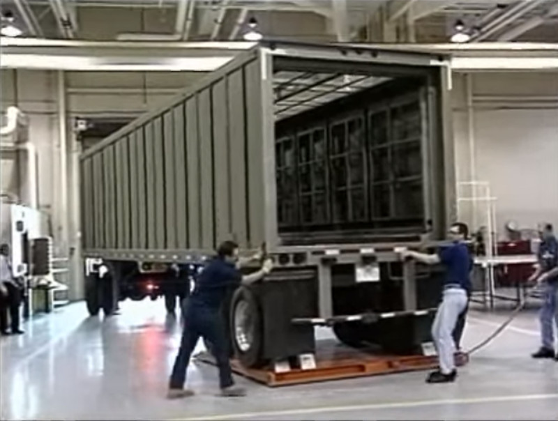 New Nuke Transporting Tractor Trailer Tested By Launching Another Semi ...