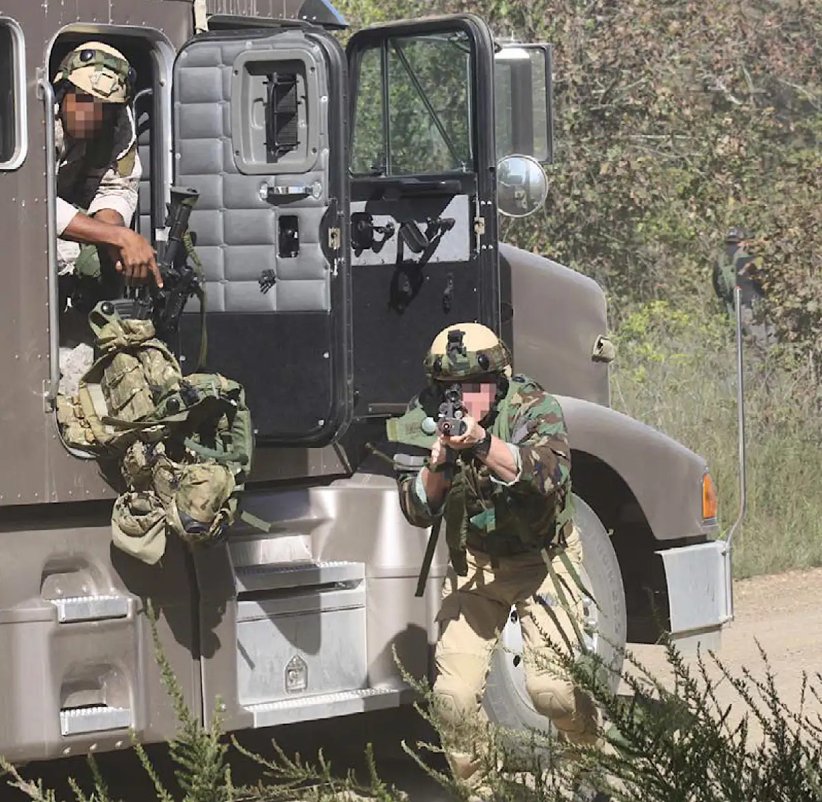 New Nuke Transporting Tractor Trailer Tested By Launching Another Semi ...