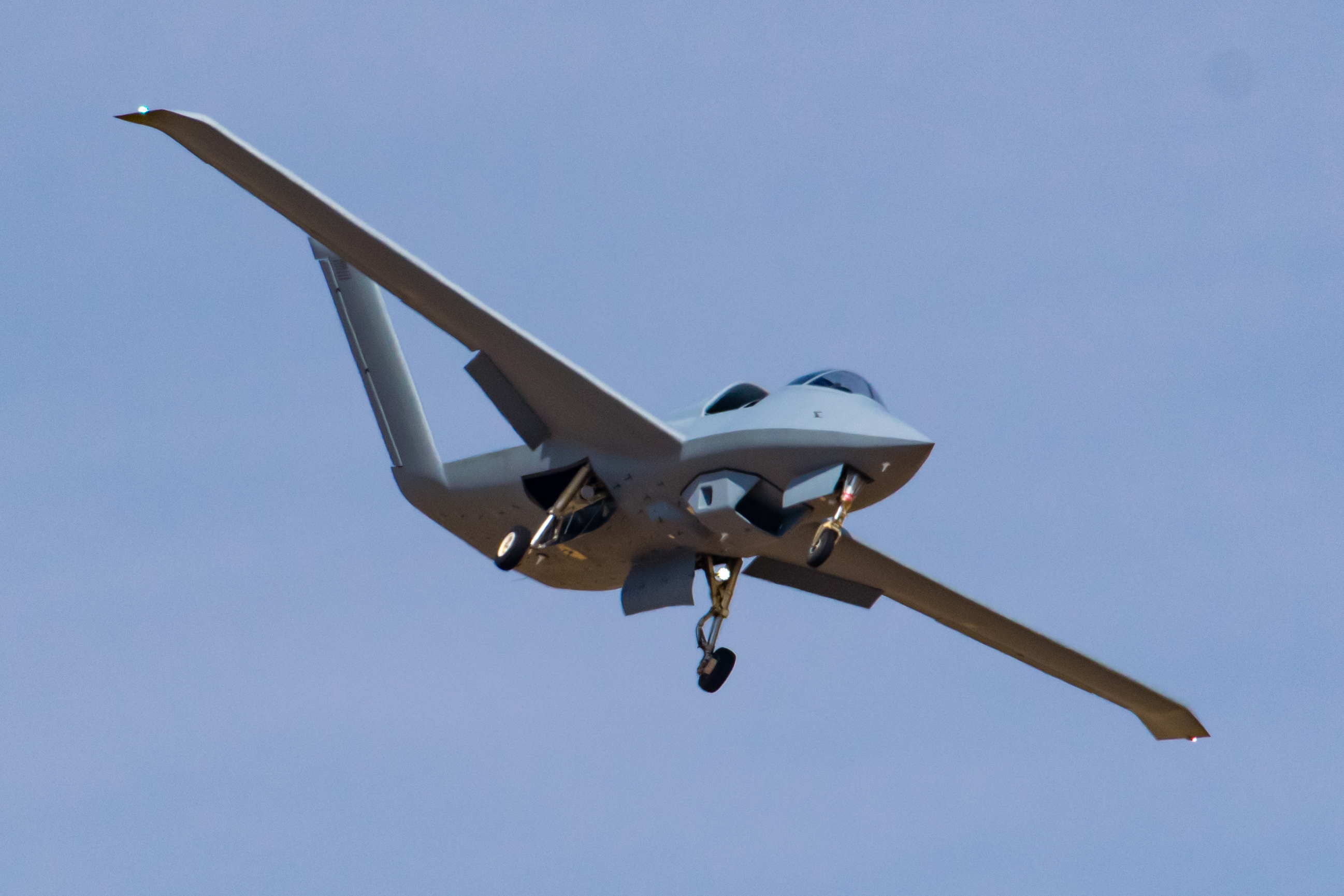 Scaled Composites' Stealthy Test Jet Now Flying With Possible Laser ...