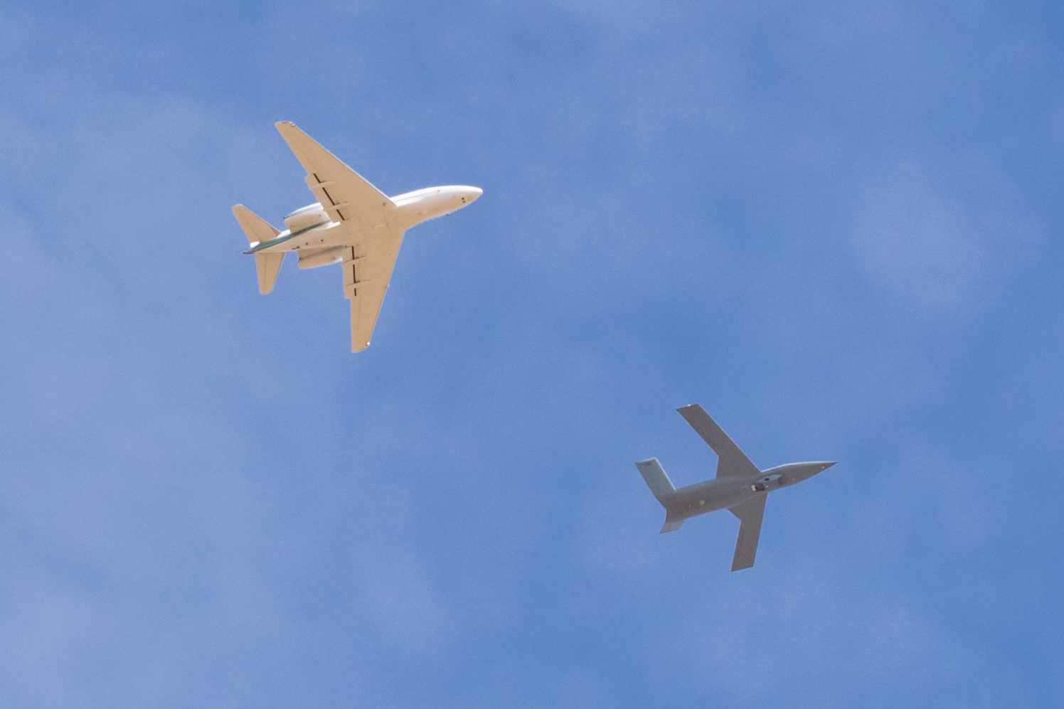 Scaled Composites' Stealthy Test Jet Now Flying With Possible Laser ...