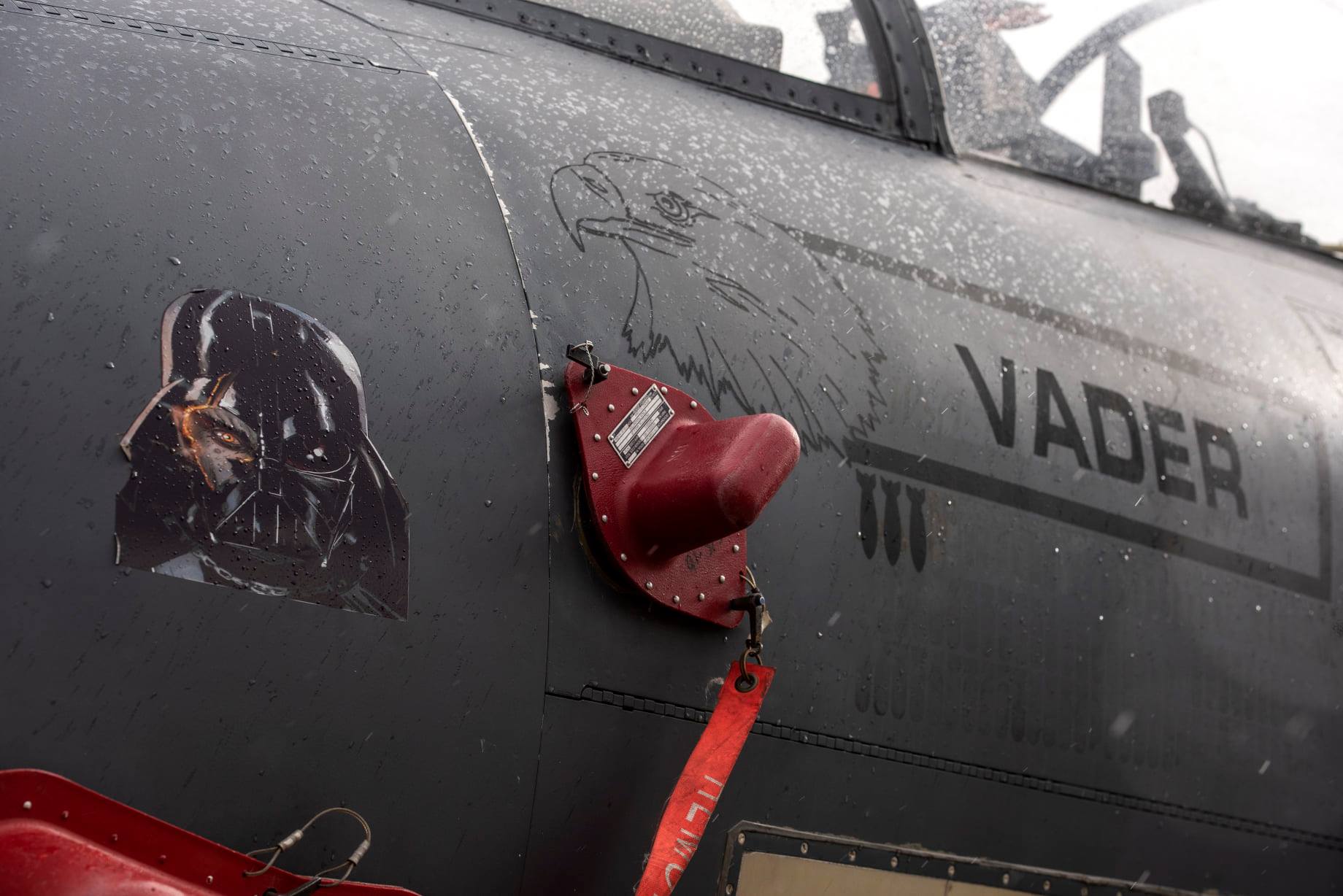 Squadron Showcases F-15E Strike Eagles Adorned With Villain-Themed Nose ...