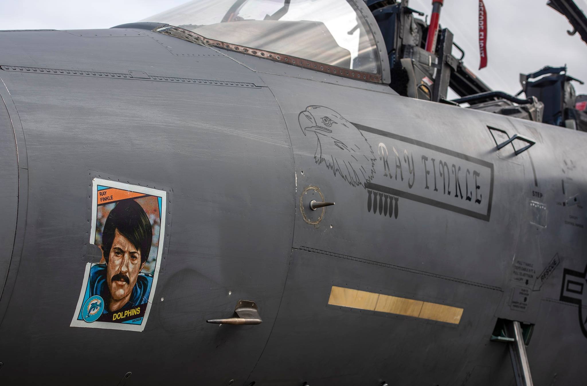 Squadron Showcases F-15E Strike Eagles Adorned With Villain-Themed Nose ...