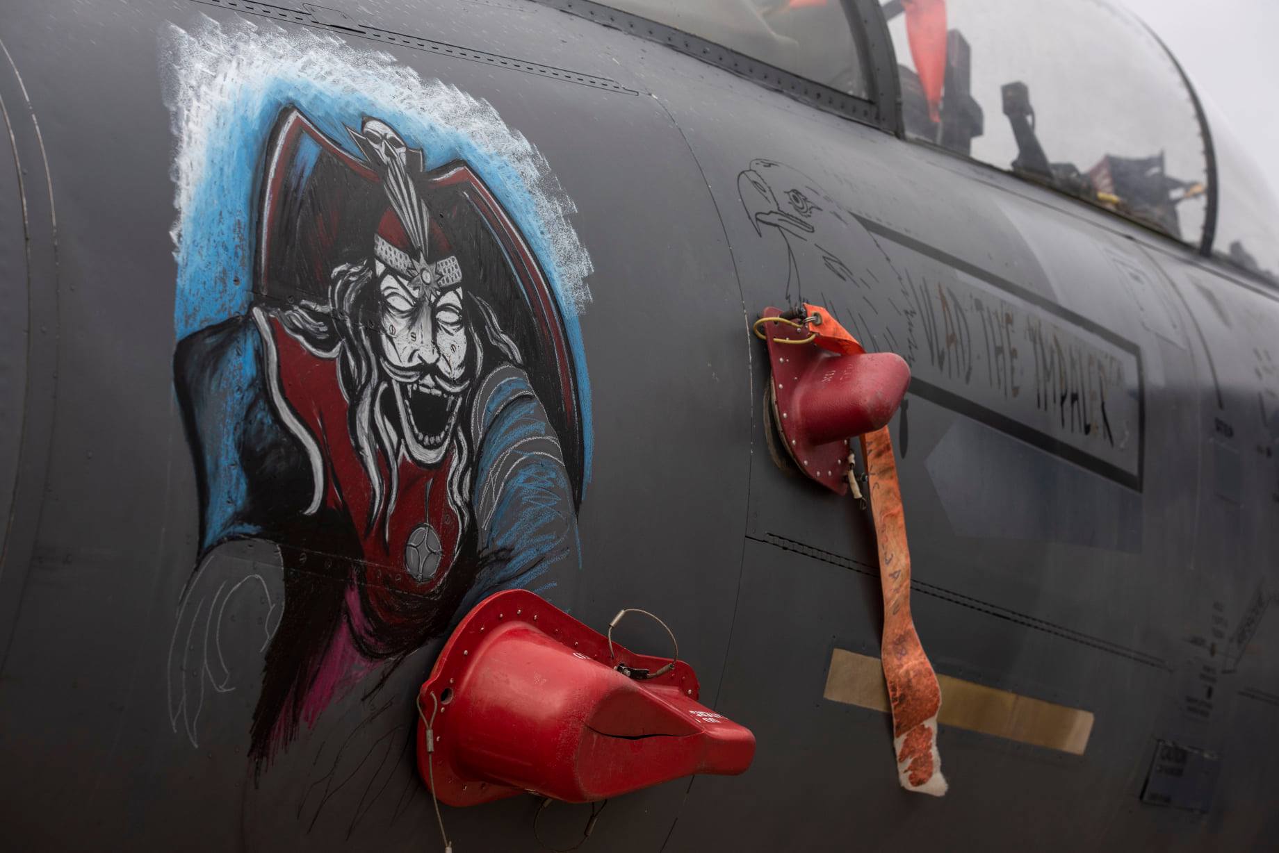 Squadron Showcases F-15E Strike Eagles Adorned With Villain-Themed Nose ...