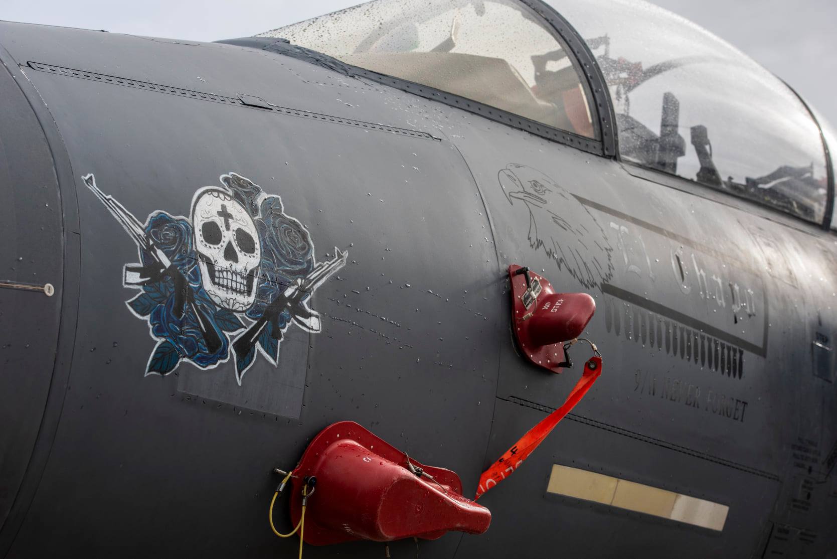 Squadron Showcases F-15E Strike Eagles Adorned With Villain-Themed Nose ...