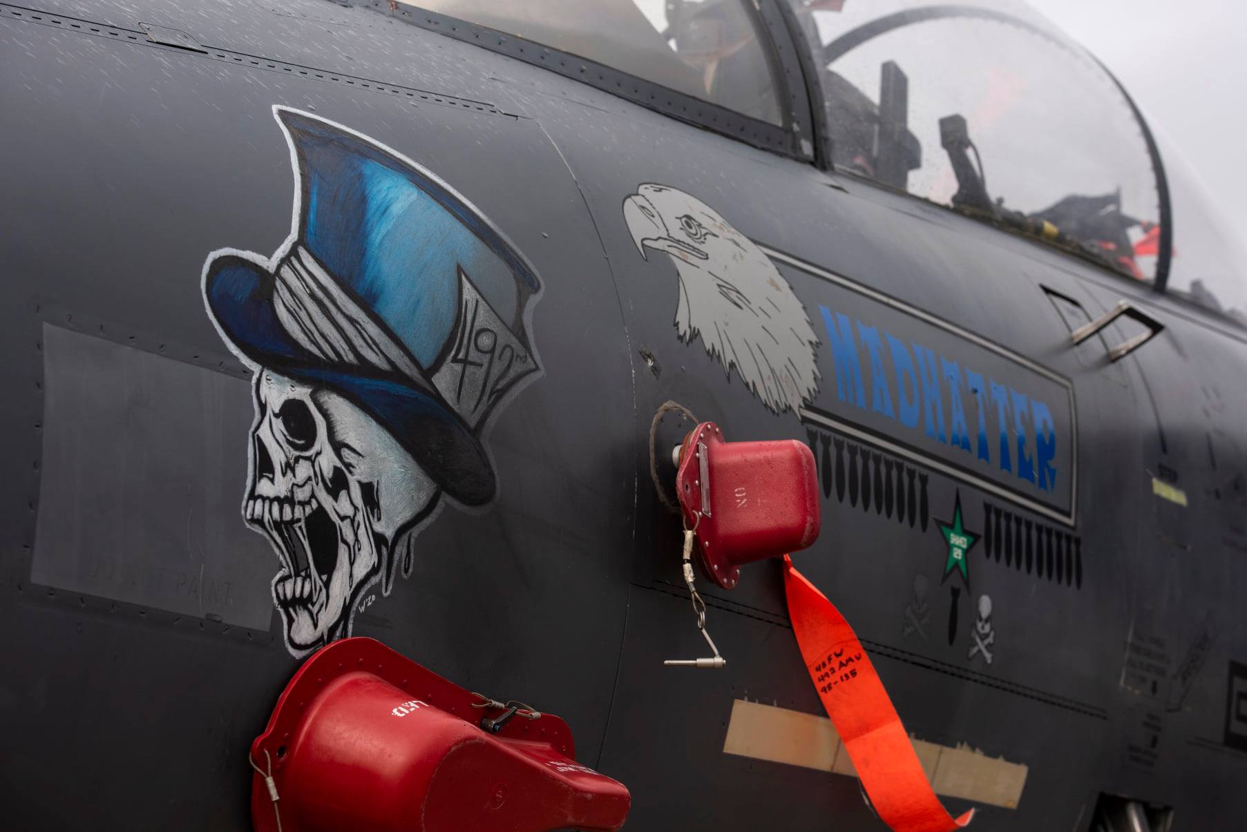 Squadron Showcases F-15E Strike Eagles Adorned With Villain-Themed Nose ...