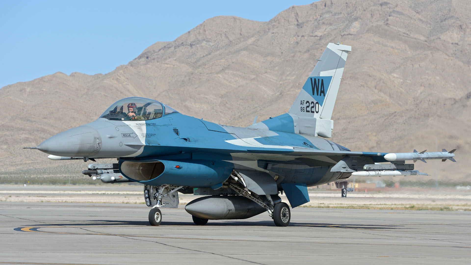 New Aggressor Squadron At Nellis Air Force Base Will Have Both F-16s ...