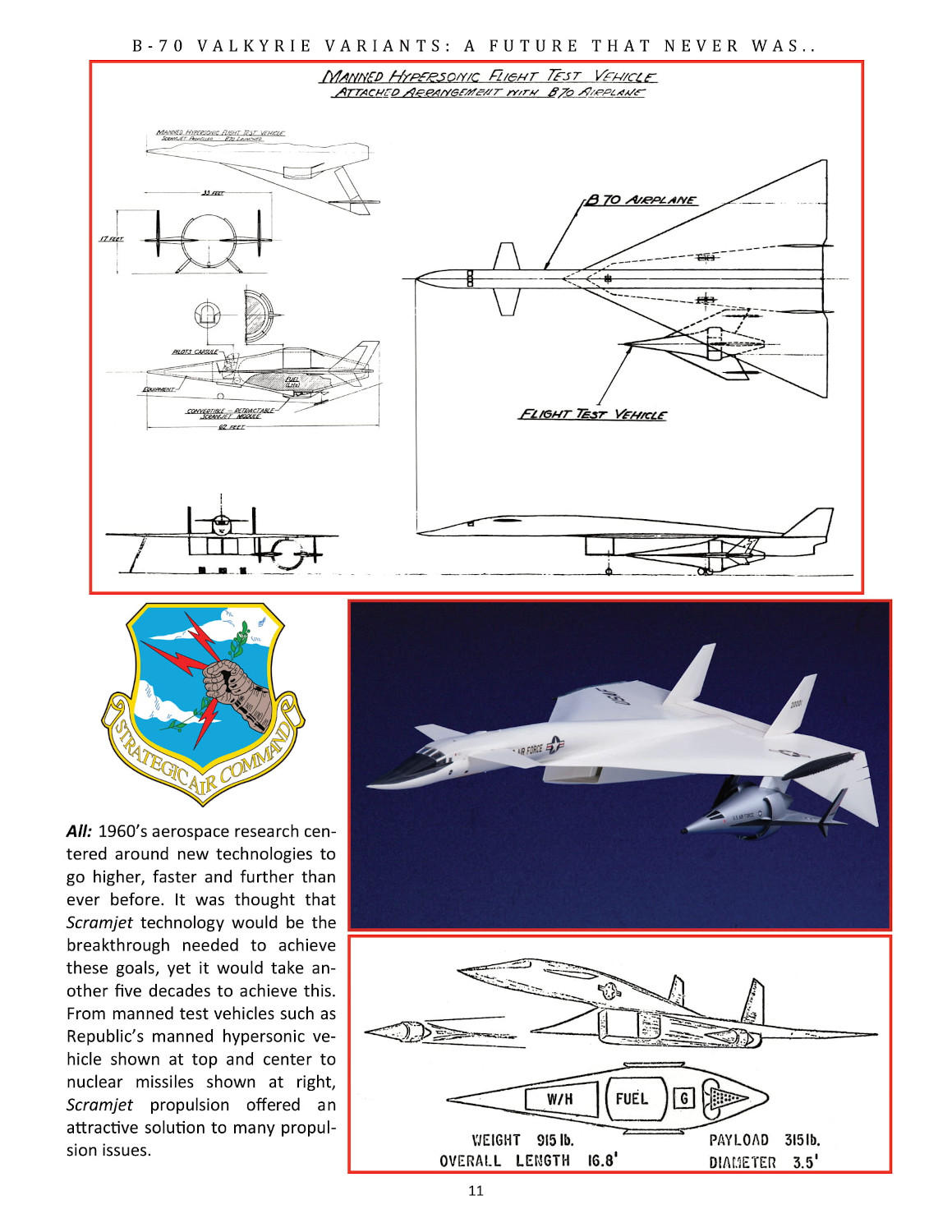 All The Crazy Proposed Variants Of The B-70 Valkyrie Super Bomber