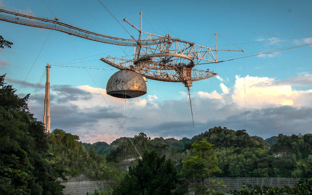 Collapsed Arecibo Radio Telescope Was Originally Built For Ballistic ...