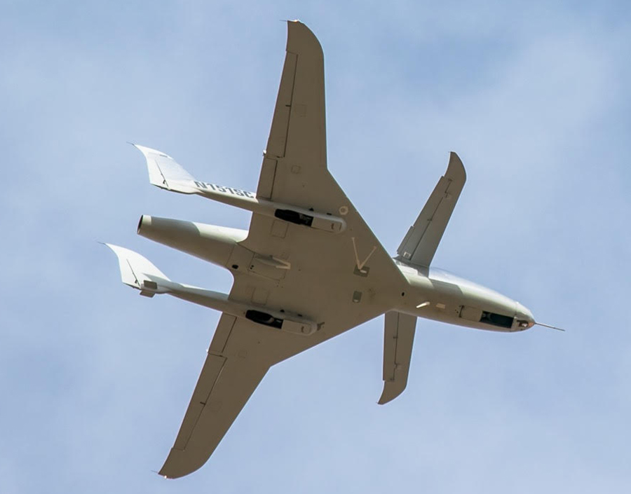 Metallic Coating-Clad ARES Experimental Jet Flies Alongside Its ...