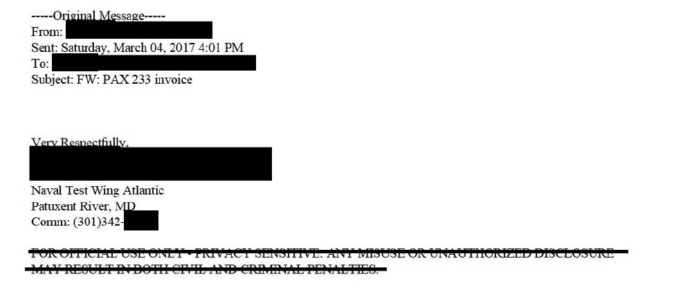 Emails Show Navy's 'UFO' Patents Went Through Significant Internal ...