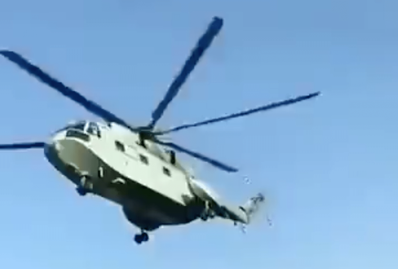 Watch This Chinese Z-8 Naval Helicopter Fly Just Feet Off The Ground ...