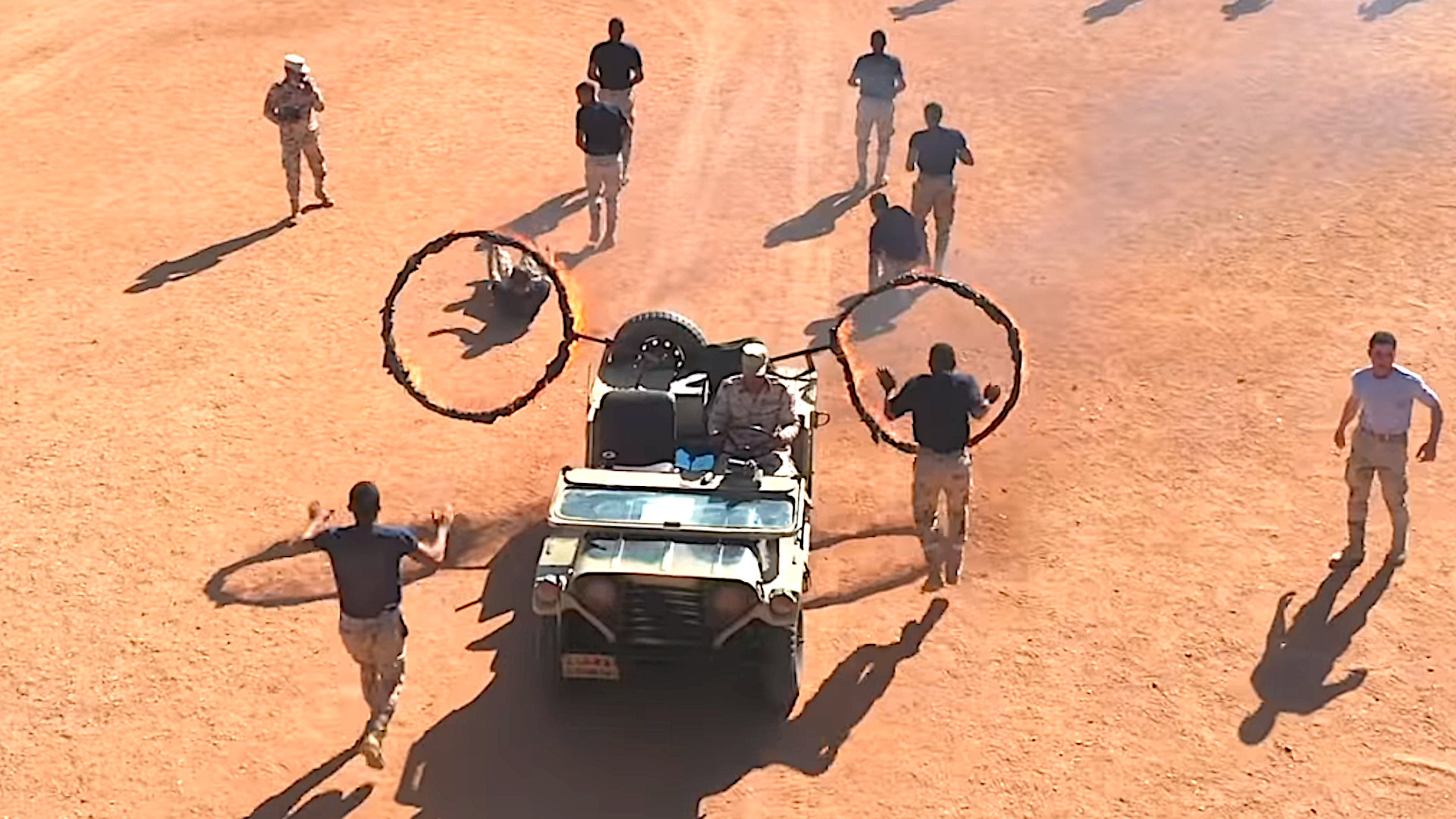 Egypt Takes Diving Through Flaming Hoops To The Next Level By Mounting ...