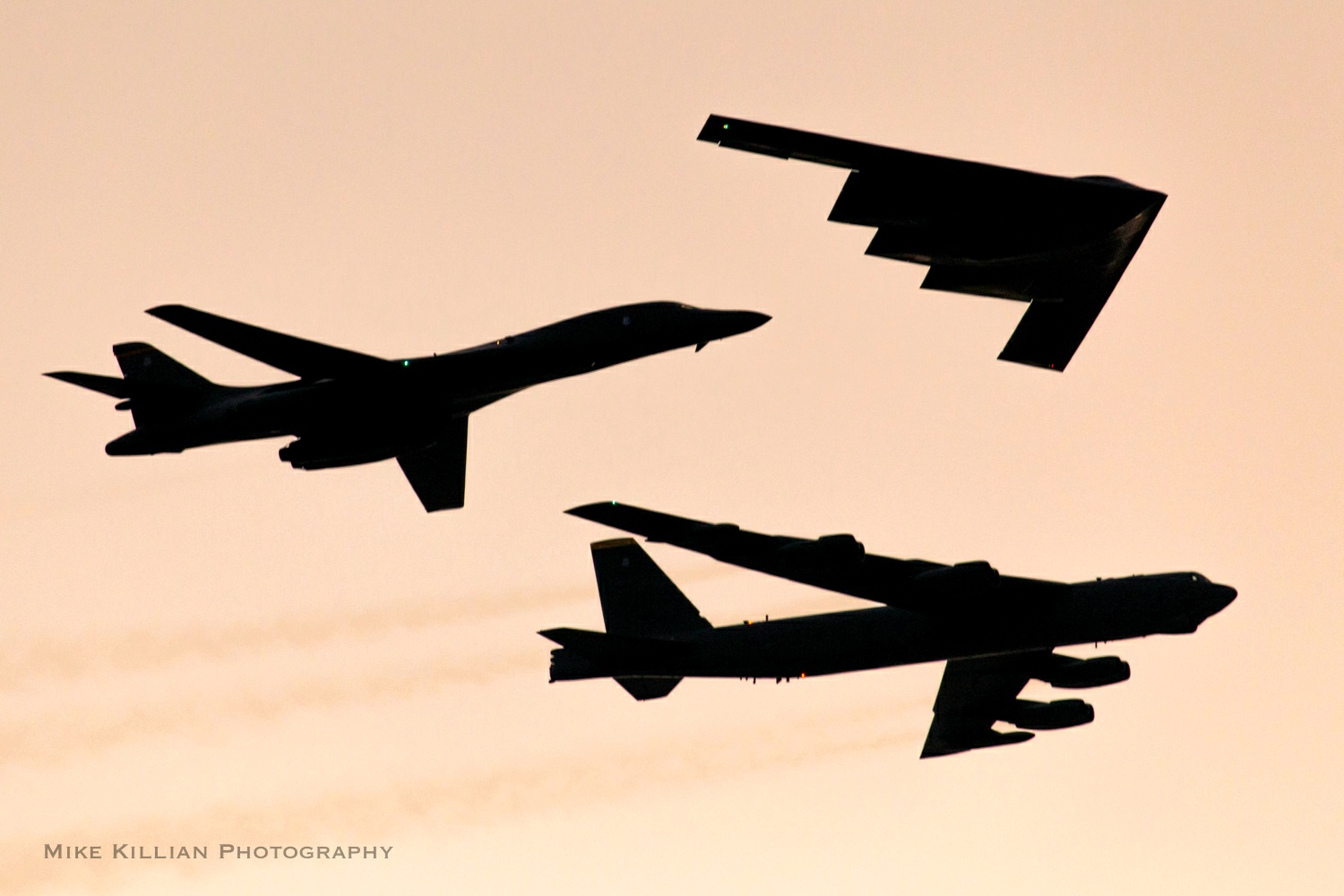 Check Out These Stunning Images Of The Super Bowl's Bomber Trio Flyover