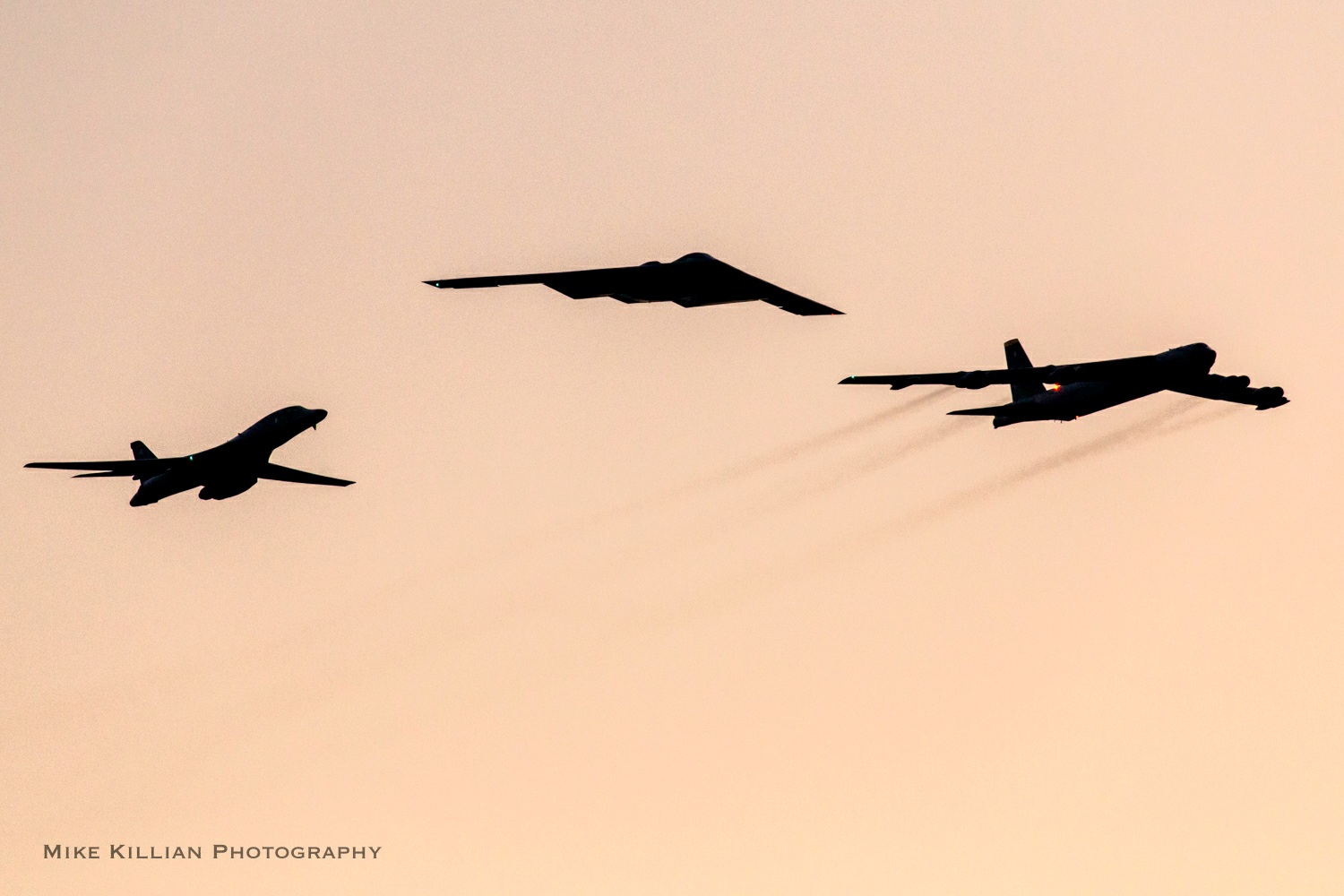 Check Out These Stunning Images Of The Super Bowl's Bomber Trio Flyover