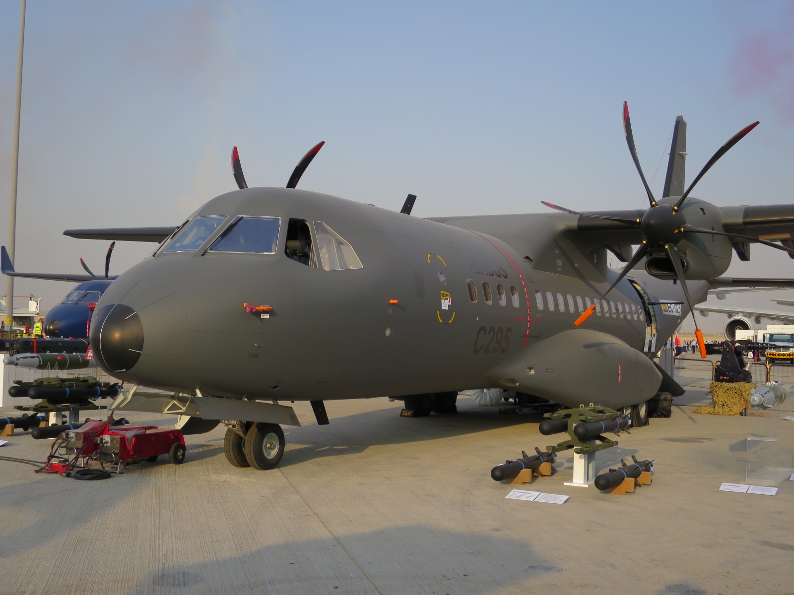Airbus C295 Transport Testbed Emerges Loaded With Turkish Guided Bombs