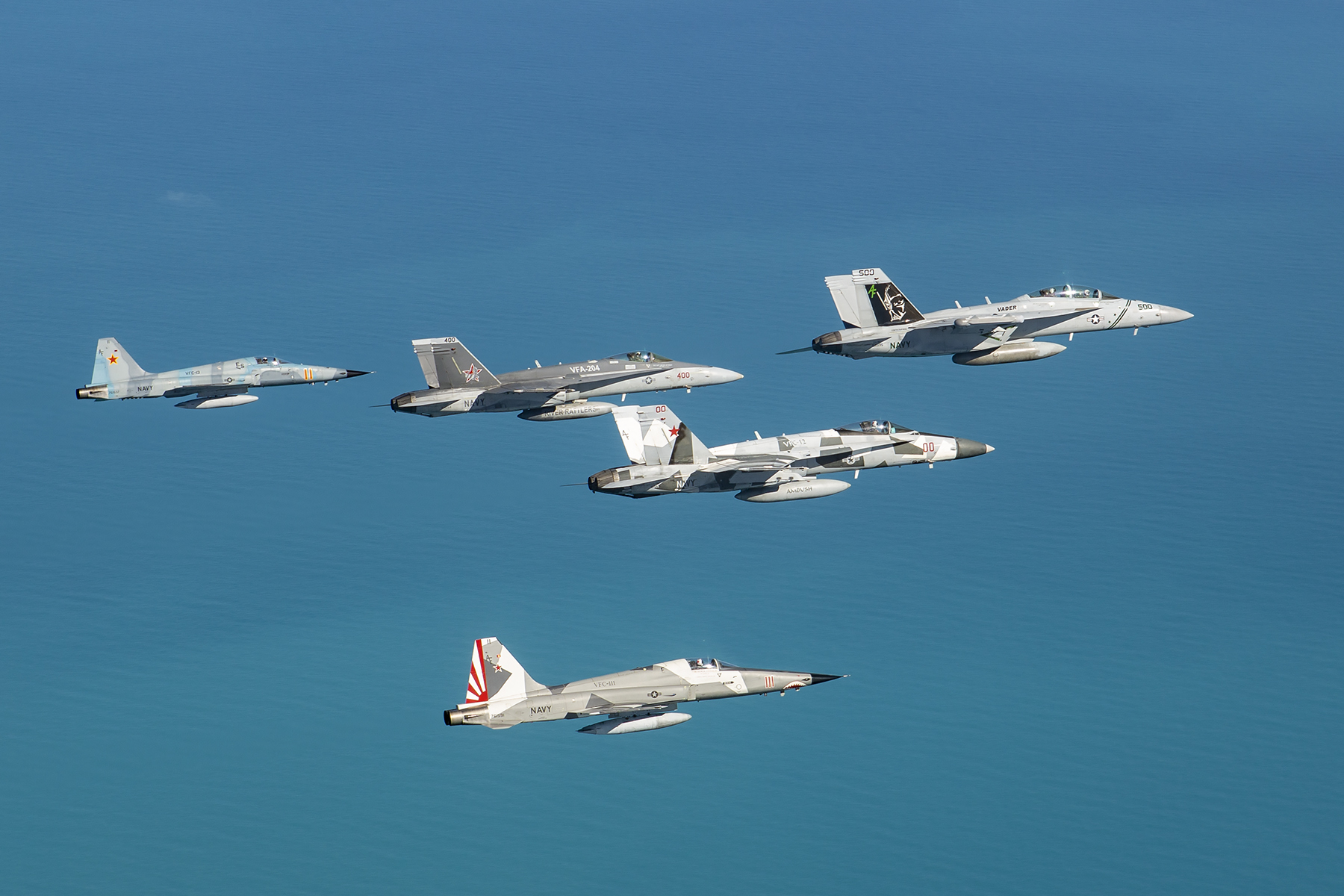 Check Out This Rare Formation Of Navy Reserve Fighters Over Gorgeous ...