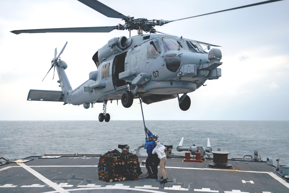 Navy Tests Autonomous Aerial Supply Drone From Its Newest Supercarrier