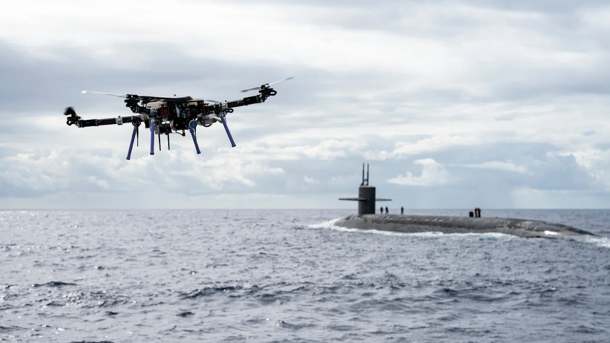 Navy Tests Autonomous Aerial Supply Drone From Its Newest Supercarrier