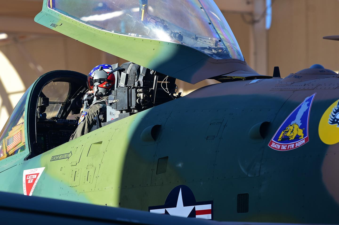 A-10 Warthog Emerges Painted In Green And Tan Camouflage