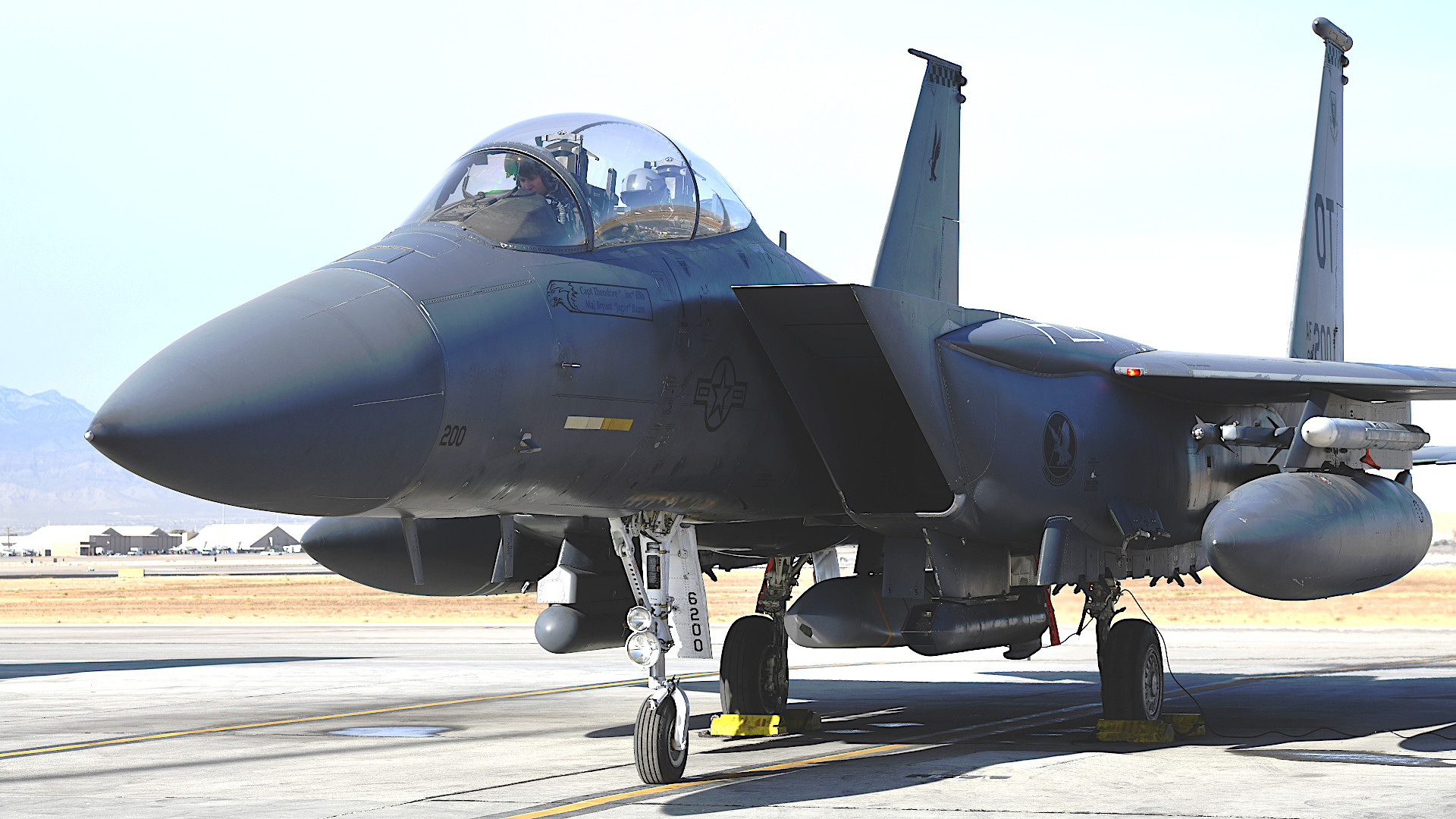 Air Force F-15Es Train To Launch Cruise Missiles Over The Baltic Sea
