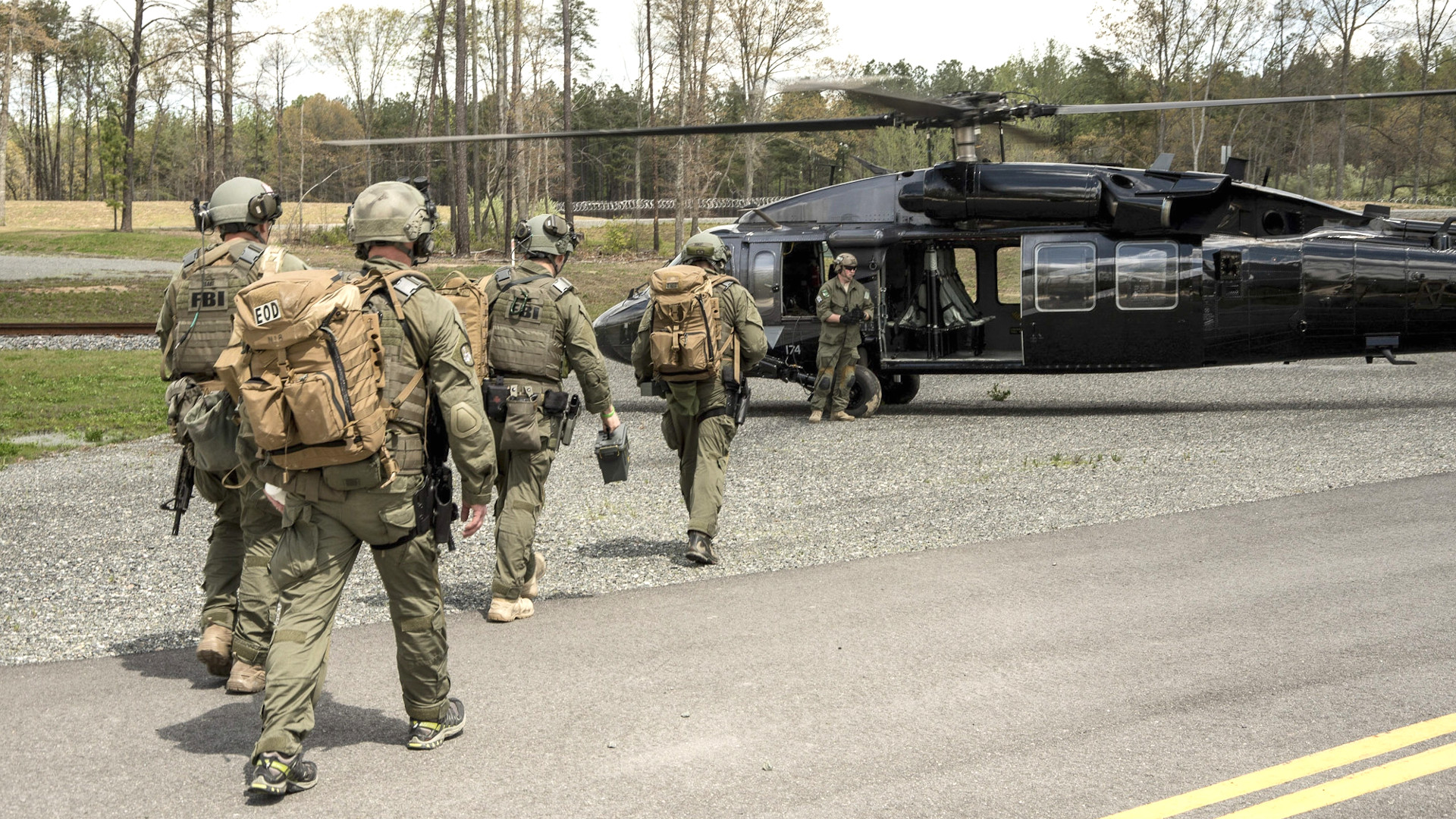 FBI's Elite Hostage Rescue Team Is Now Flying Gloss Black UH-60 Helicopters