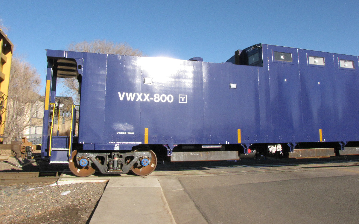 Wait, This Mysterious Heavily-Armored Blue Train Caboose Belongs To The ...