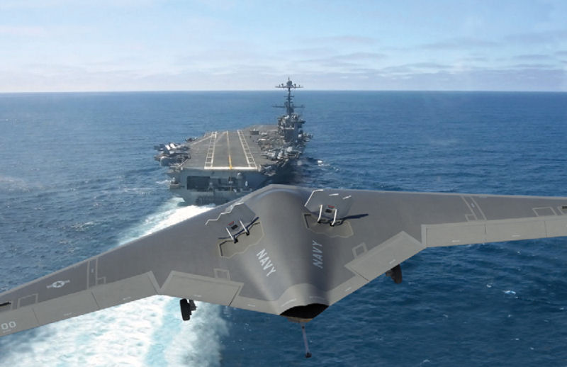 Navy’s Aviation Boss Lays Out Big Vision For Drone-Packed Carriers Of ...