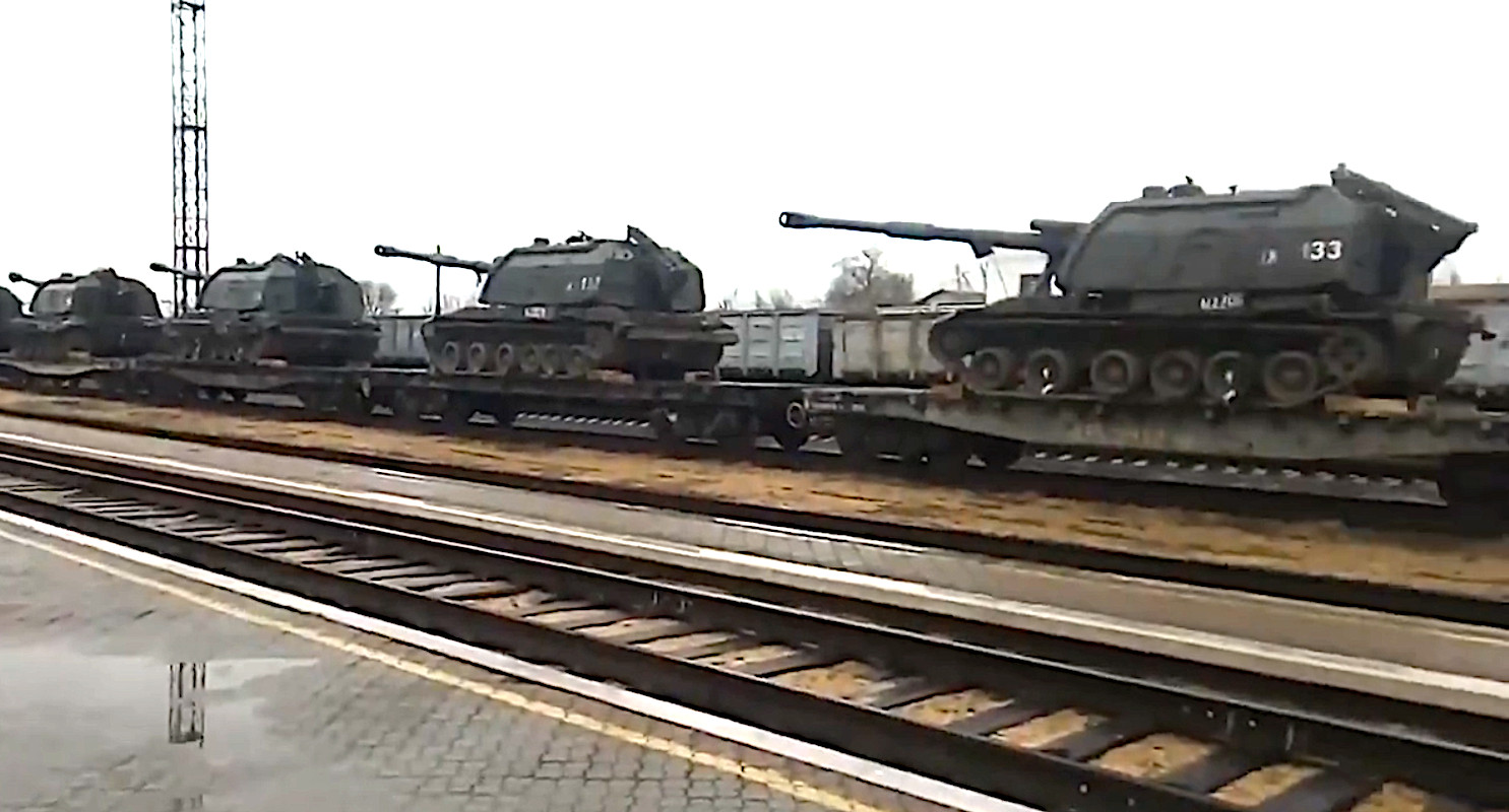 Russian Armor Floods Toward Border With Ukraine Amid Fears Of An ...