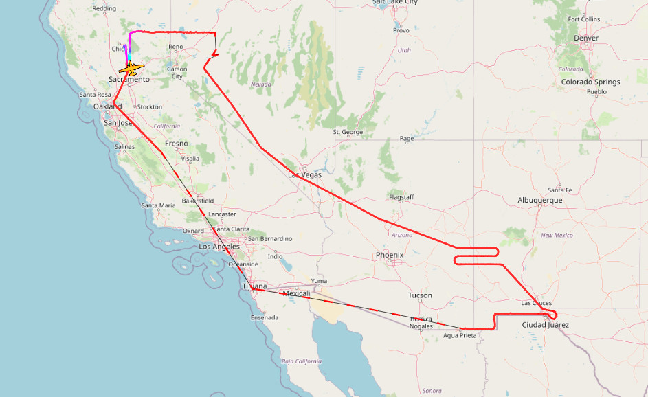 U-2 Flight Along The Border Yesterday Wasn't A Surveillance Mission
