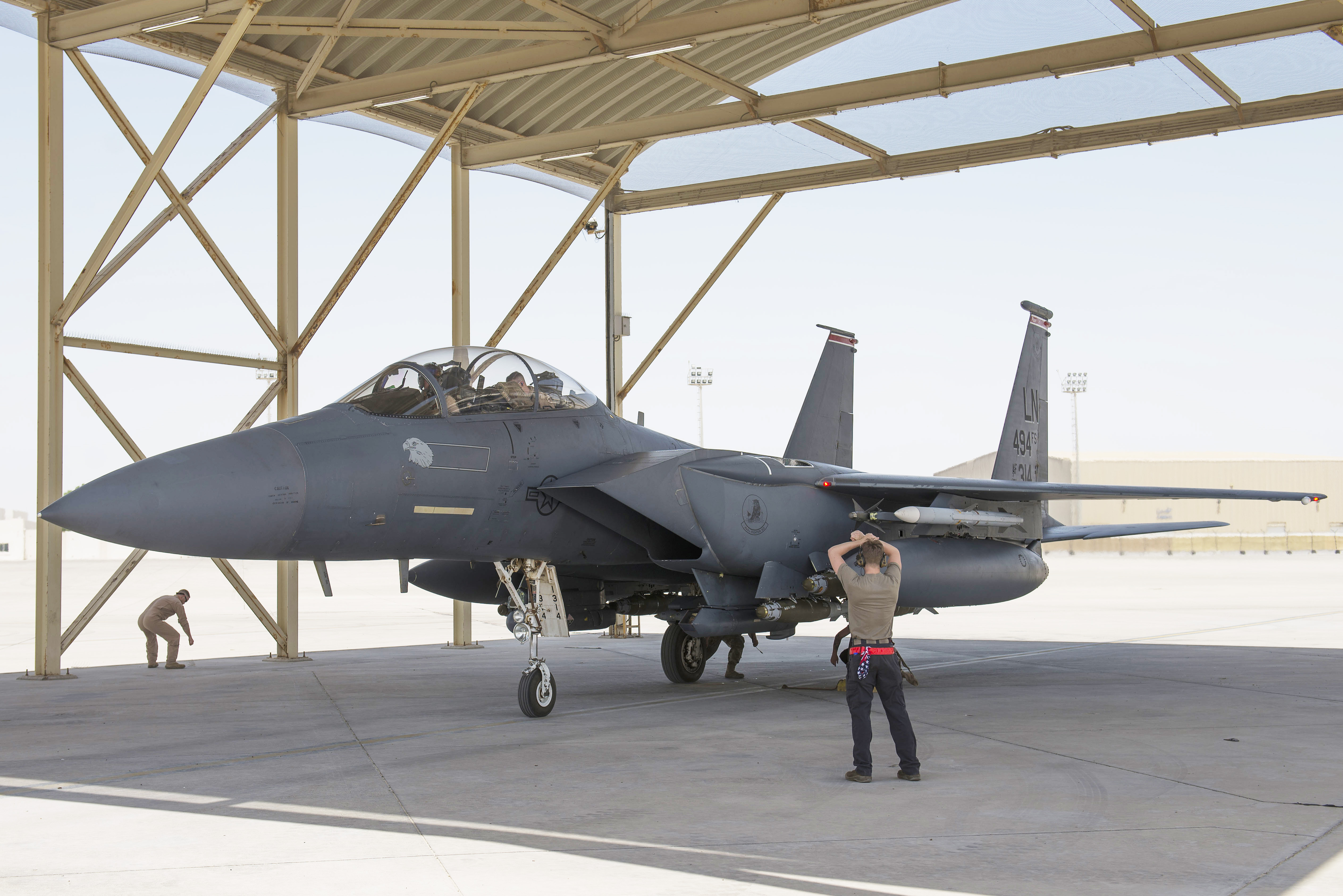 F-15E Strike Eagle Smart-Bomb Transports Are Hauling Munitions Around ...