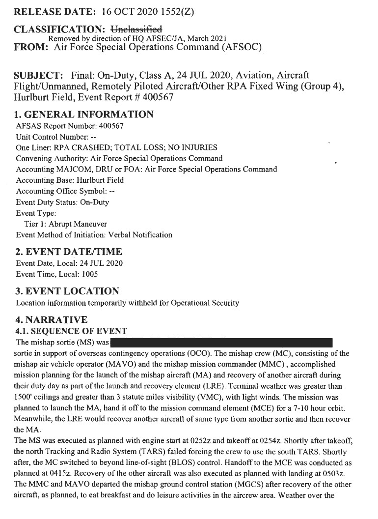 Crash In Iraq Helps Unmask Secretive Ultra-Quiet Special Operations ...