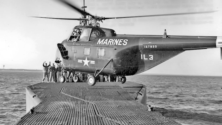 USS Sealion Was The Navy’s Unique Helicopter-Accommodating Submarine