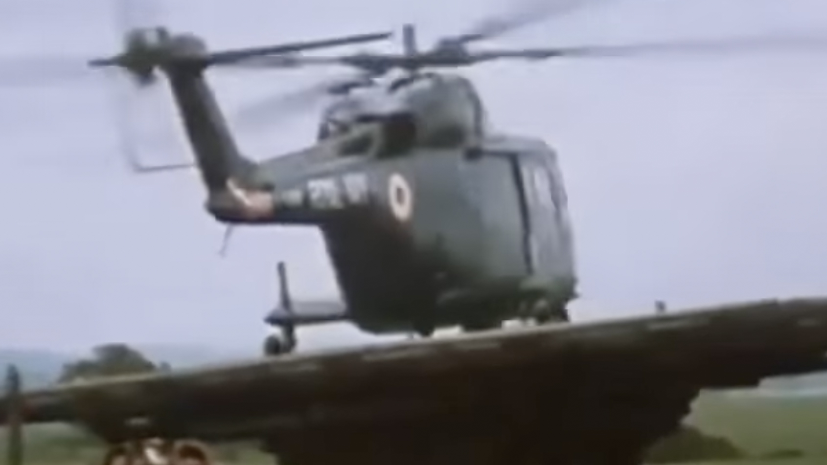 Watch This Lynx Helicopter Land On A Crazy Mock Pitching Flight Deck