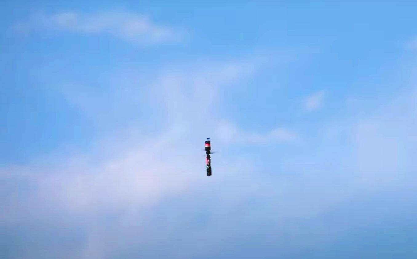 DARPA's Interceptor Drone Shoots "Stringy Streamers" To Drop Enemy Drones