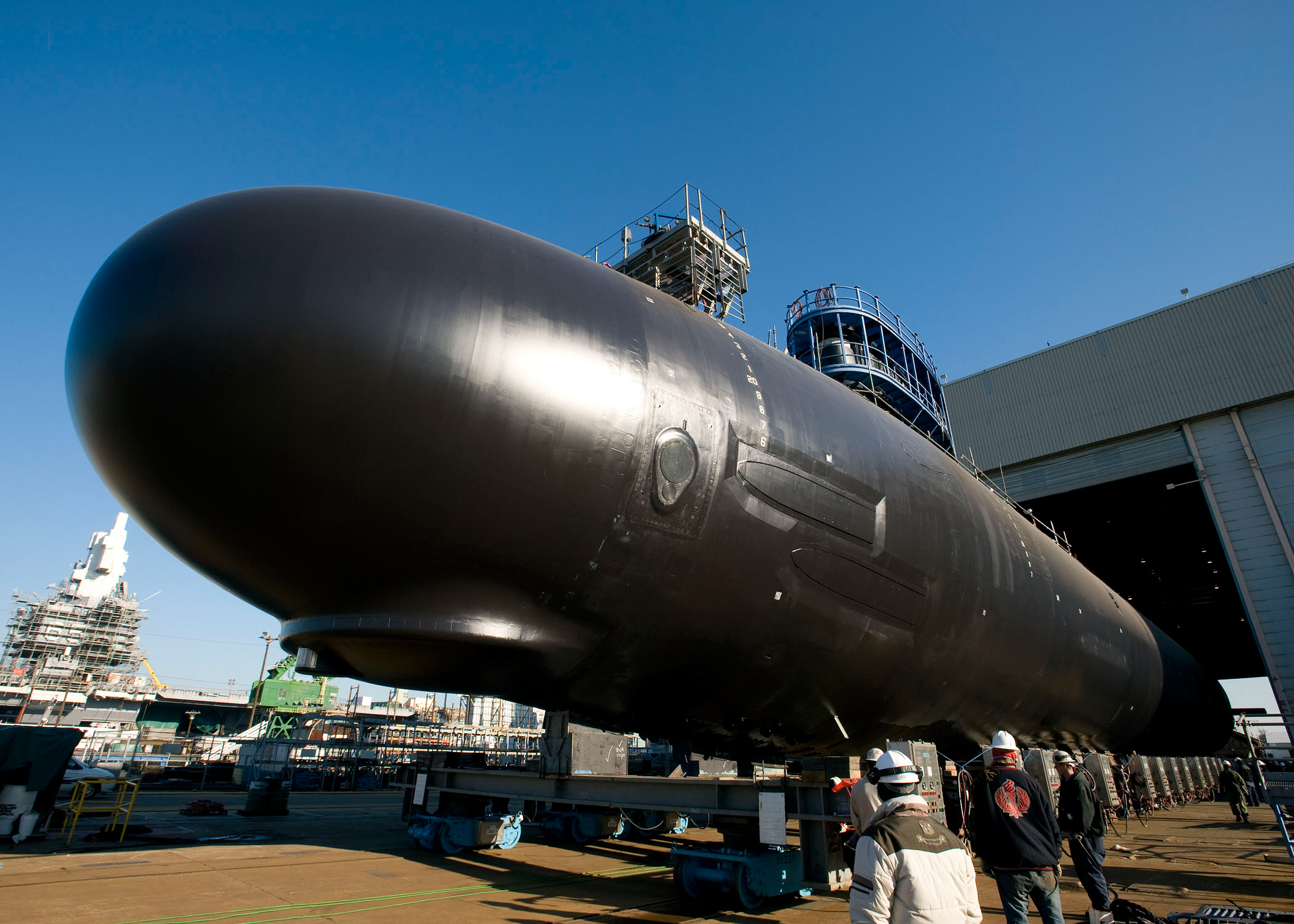 Ballistic Missile Submarine USS Tennessee Emerges From Refit Sporting A ...