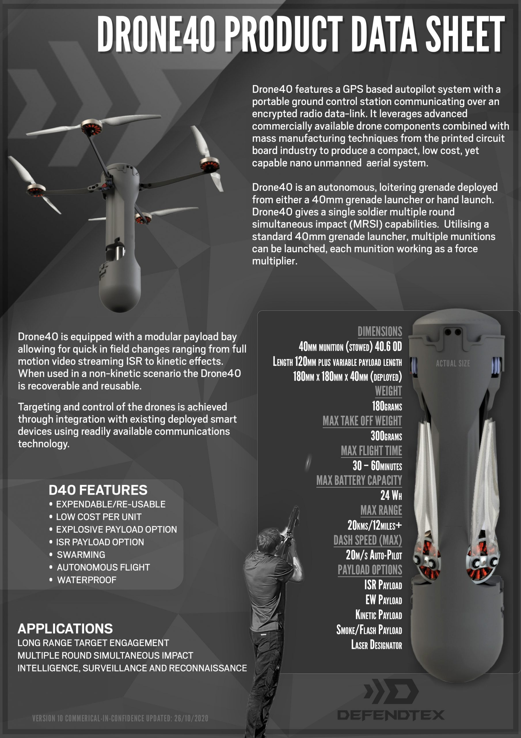 Marines Train With Handheld Swarming Drones That Can Also Be Fired From ...
