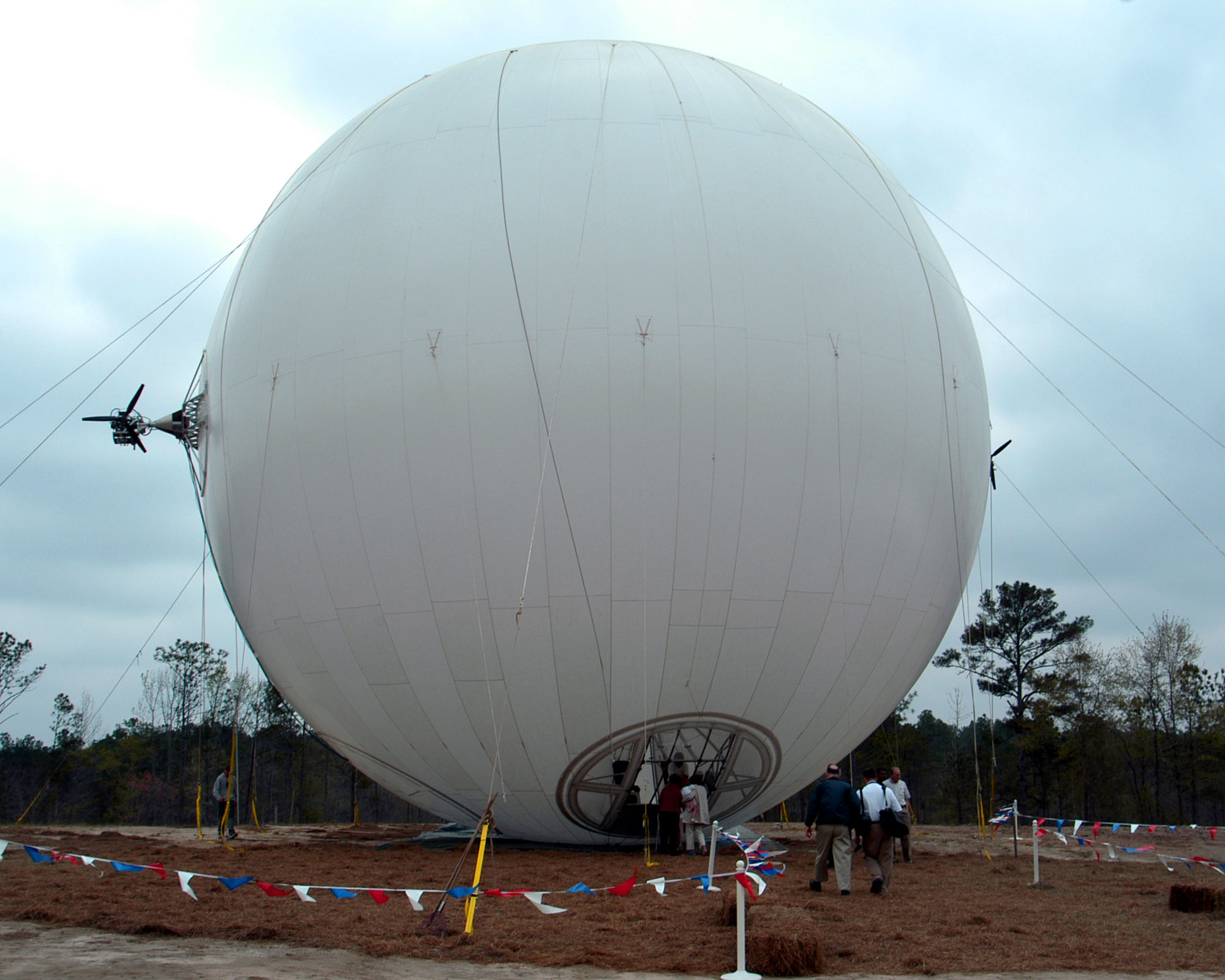 This Spherical Manned Airship Was Tested By The Navy As An Eye In The Sky