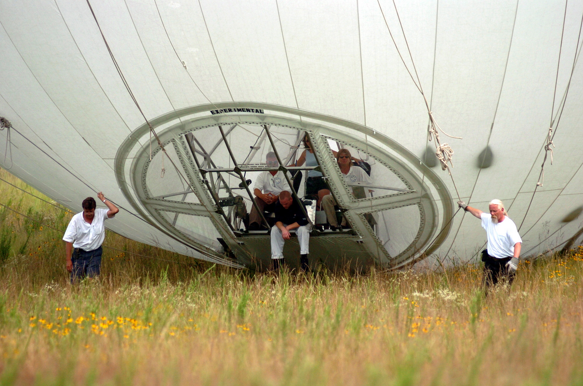 This Spherical Manned Airship Was Tested By The Navy As An Eye In The Sky