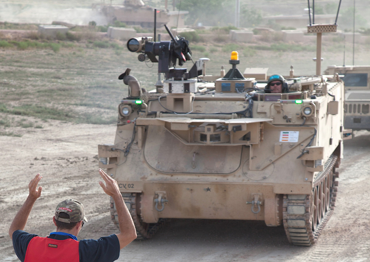 Ripsaw Unmanned Mini-Tank Sent To The Army's Shooting Range For The ...