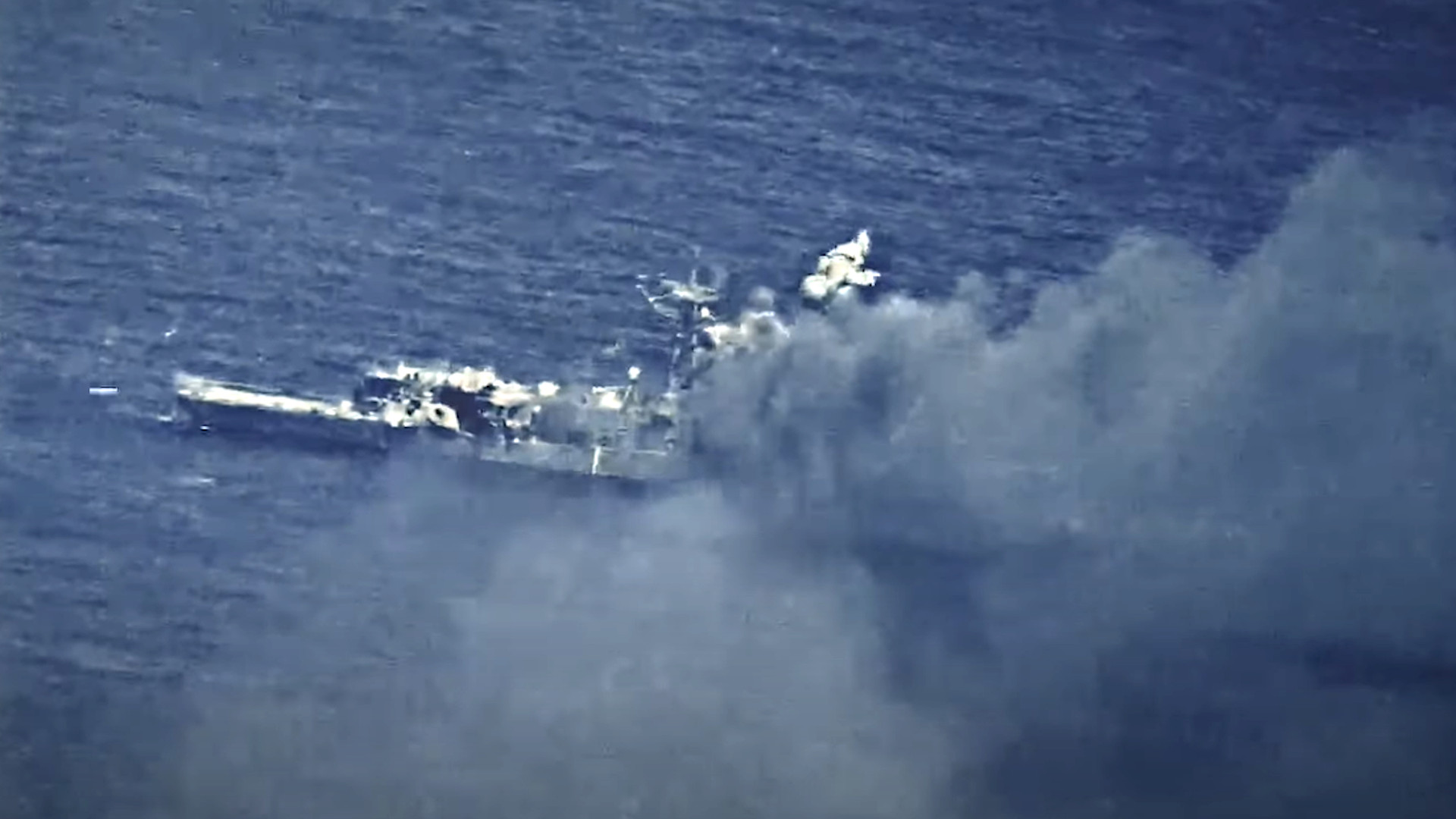 Watch The Ex-USS Ingraham Frigate Get Its Back Broken By A Torpedo