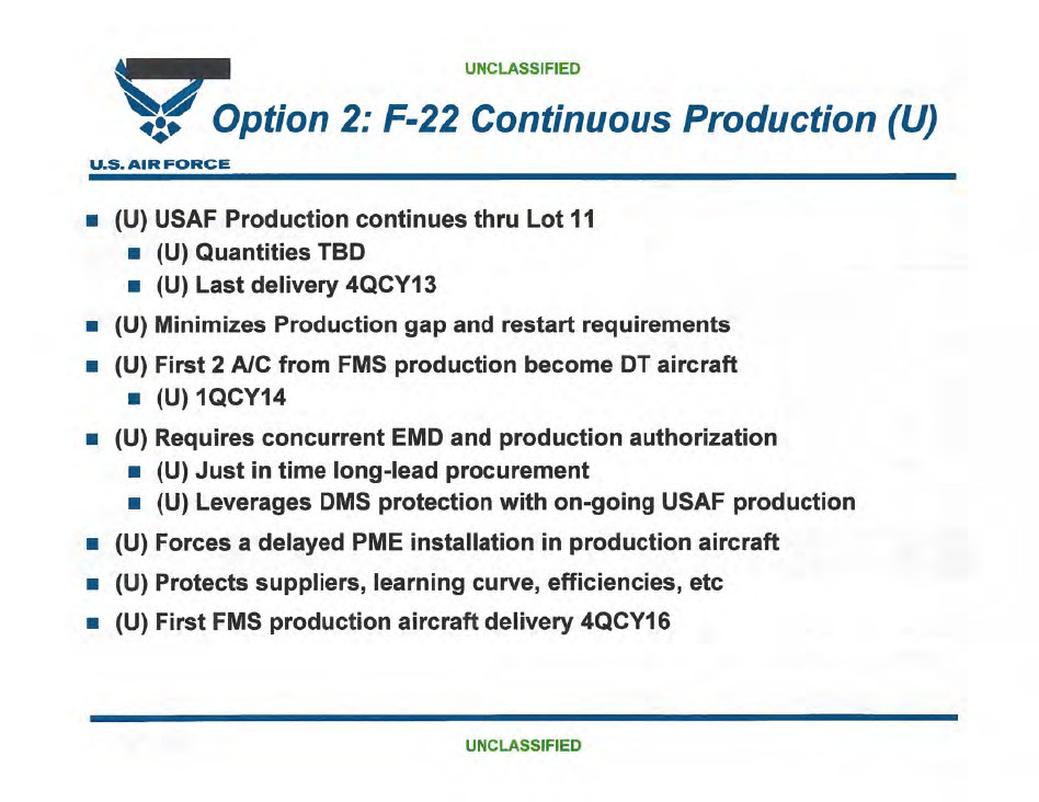 F-22 Export Briefing Shows What It Would Have Taken To Sell The Raptor ...