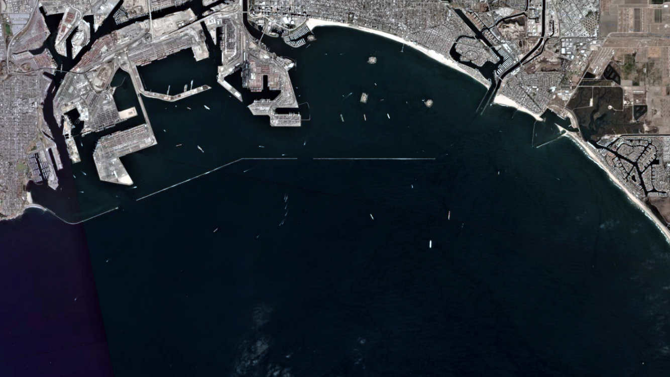 Satellite Images Show Massive Armada Of Idle Cargo Ships Waiting To ...