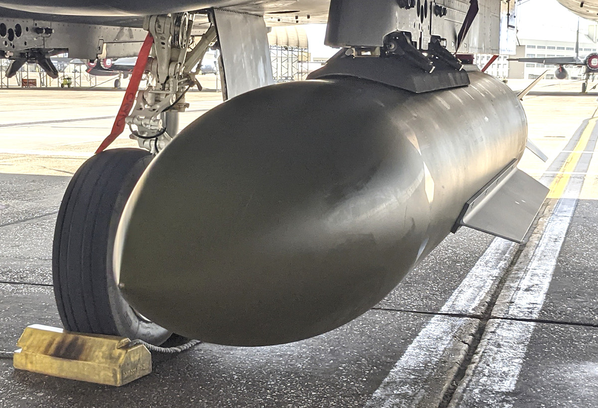 The Air Force's New 5,000-Pound Bunker Buster Bomb Breaks Cover