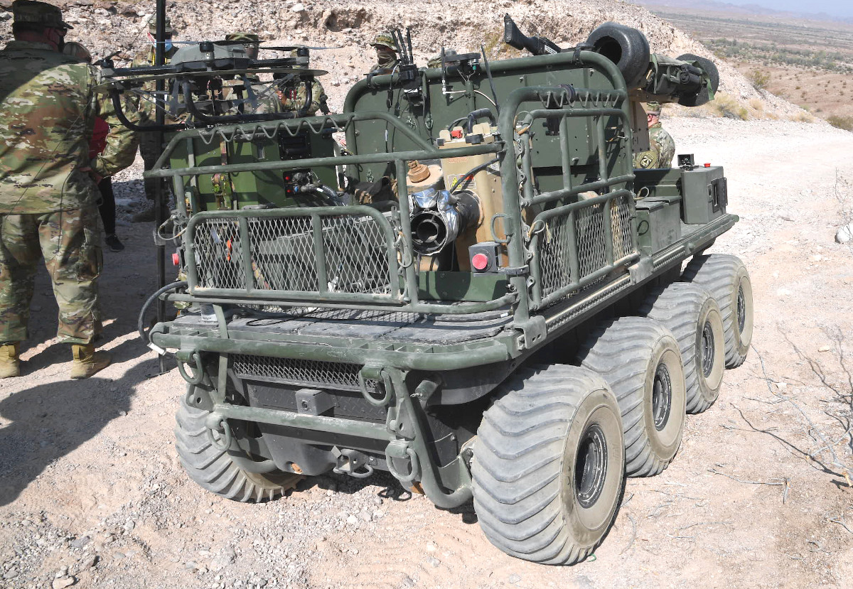'Enemy' Unmanned Ground Vehicles Are Now Facing-Off Against Army ...