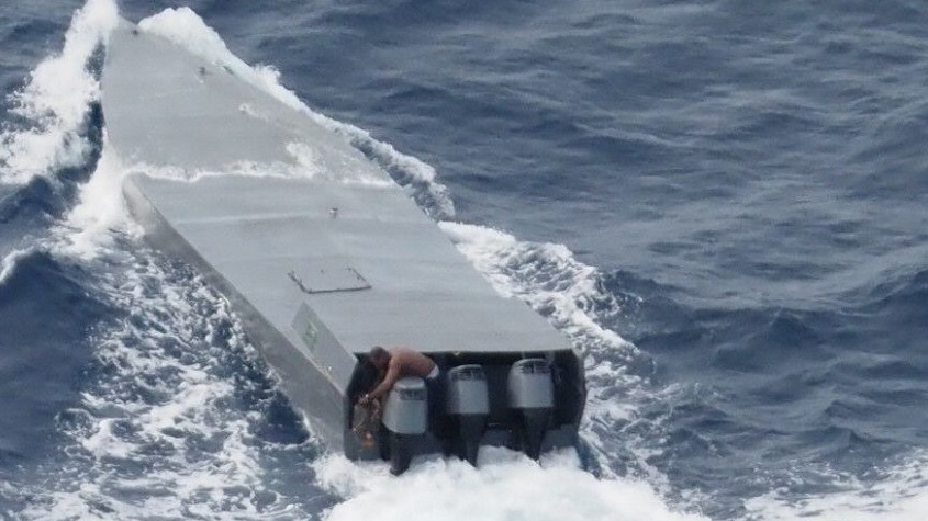 Ecuadorian Navy Sailing Ship Catches Low-Profile Narco Speedboat