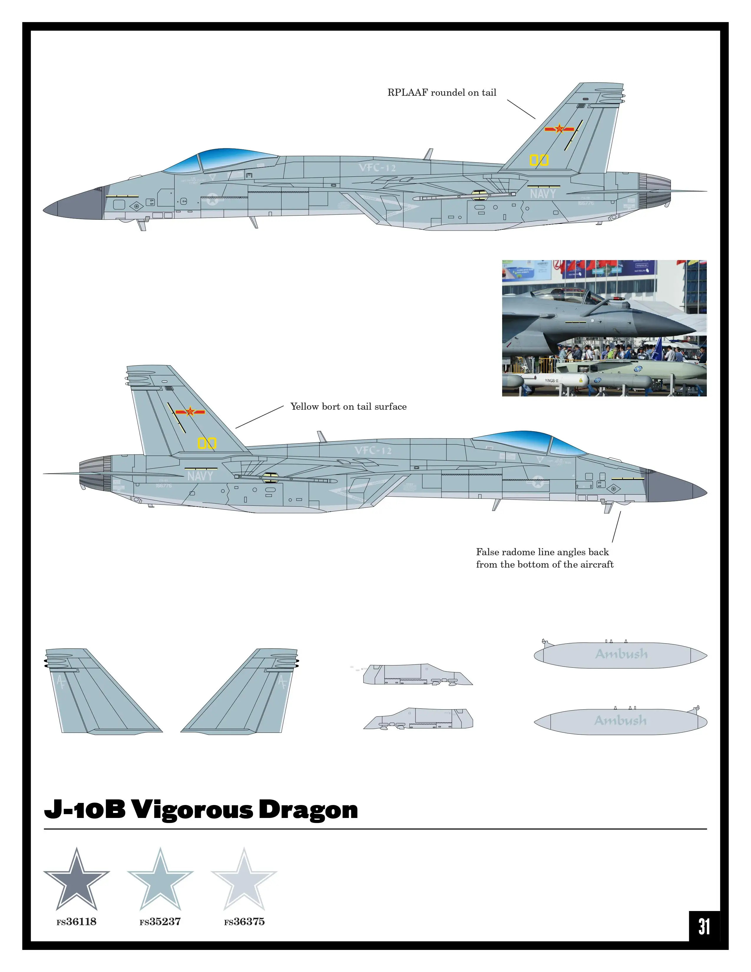 China's National Insignia Appears On U.S. Navy Adversary F/A-18 Hornet