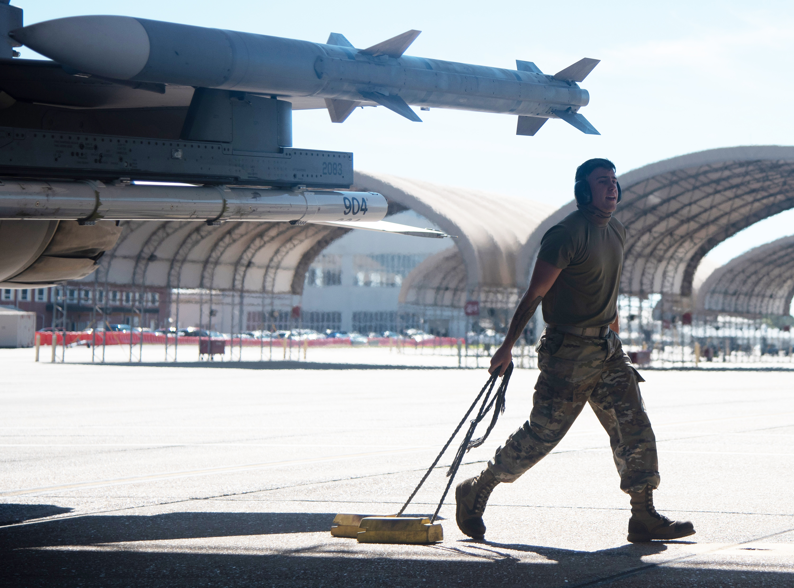 Rare Pod Simulated AIM-120 Missile Engagements During Massive War Game