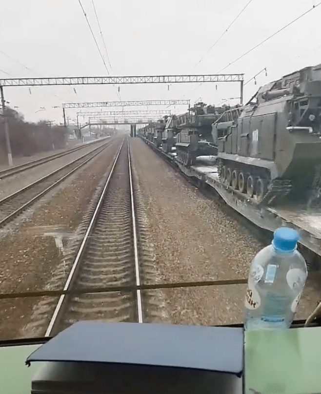 Russian Air Defense Missile Systems Spotted Moving Closer To Ukraine