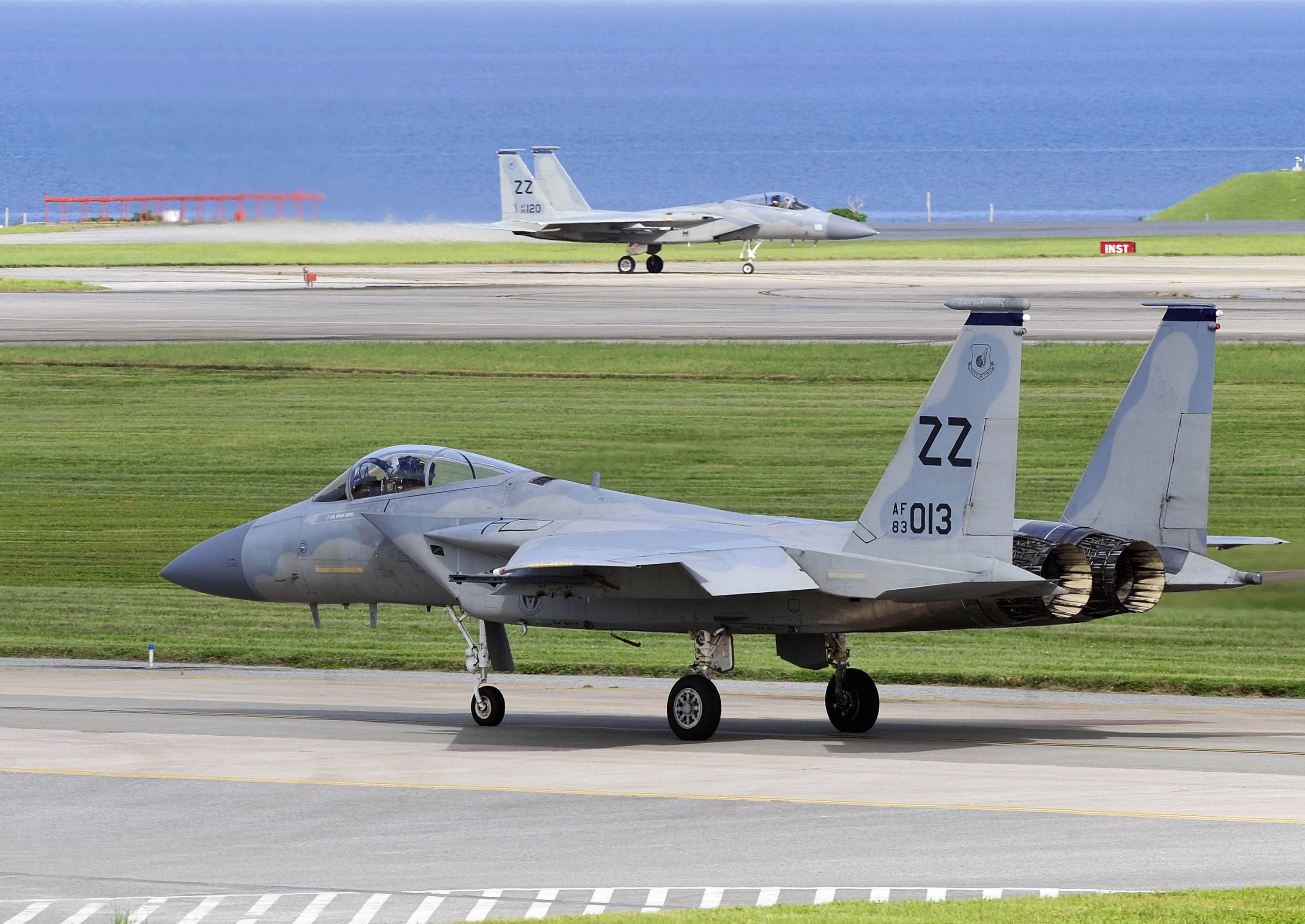 Infrared Search And Track Pods Spotted On USAF F-15 Eagles Based In Japan