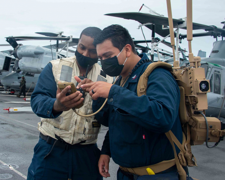 Navy Destroyer Deployed Counter-Drone Electronic Warfare System During ...